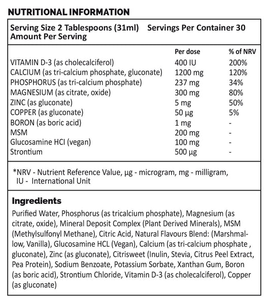 Bone Support Liquid – Elite Nutrients EU